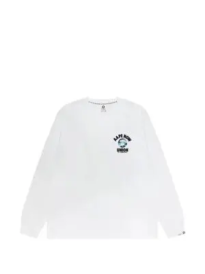 AAPE BY *A BATHING APE Aapenow Logo-print Long-sleeve T-shirt - Black