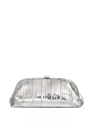 Alberta Ferretti Mini Eel Leather Clutch Bag