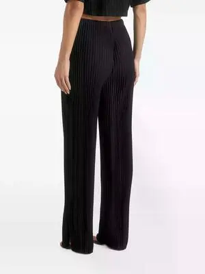 Manière De Voir Lila In Pleated Wide-leg Trousers