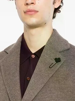 LARDINI Single-breasted Notched-lapels Coat