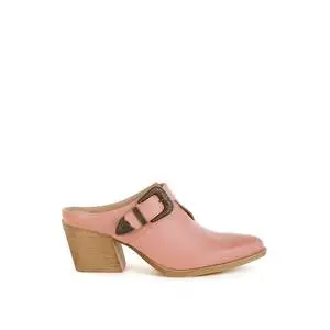 RAG & CO Holler Carved Buckle Statement Mules In By