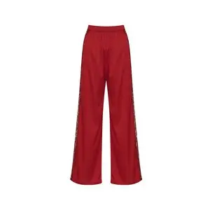 AVENUE 8 Silk Lace Pants - Red