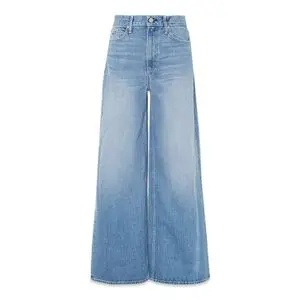 NOEND Upcycled High Rise Baggy In Pebble - Blue