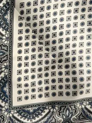 Veronica Beard Sava Silk-blend Scarf - Ecru Multi