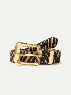 Veronica Beard Zebra Arch Belt