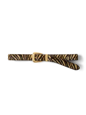 Veronica Beard Zebra Arch Belt