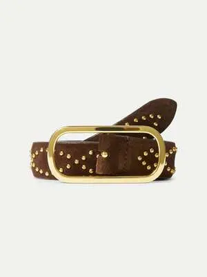 Veronica Beard Studded Loop Belt