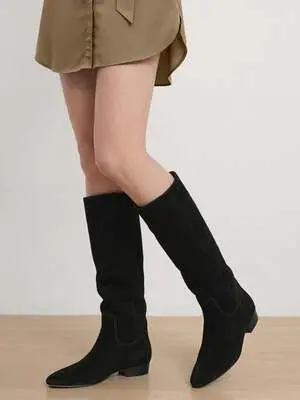 Veronica Beard Gabrielle Tall Boot - Black