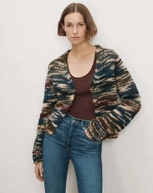 Veronica Beard Monae Cardigan - Teal Multi