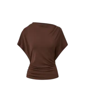Veronica Beard Lila Ruched Top