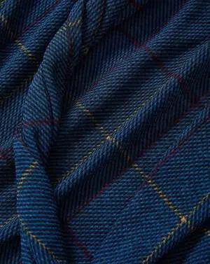 Veronica Beard Wyeth Plaid Turtleneck Top