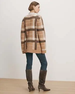 Veronica Beard Covey Plaid Cardigan