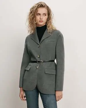 Veronica Beard Fosterly Belted Jacket