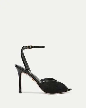 Veronica Beard Anora Stiletto Sandal - Black