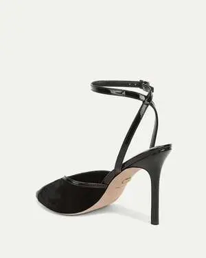 Veronica Beard Anora Stiletto Sandal - Black