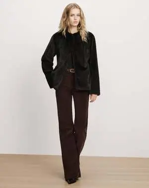 Veronica Beard Griselda Faux Fur Coat