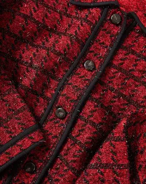 Veronica Beard Blanche Knit Tweed Jacket