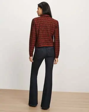 Veronica Beard Blanche Knit Tweed Jacket