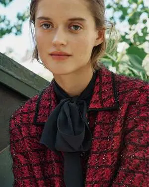 Veronica Beard Blanche Knit Tweed Jacket