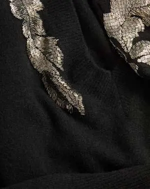 Veronica Beard Saelith Beaded Sweater
