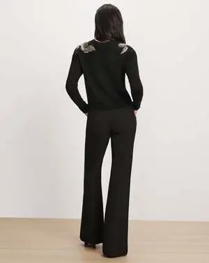 Veronica Beard Saelith Beaded Sweater