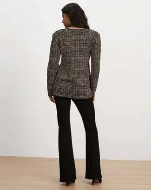 Veronica Beard Sarika Tweed Pullover