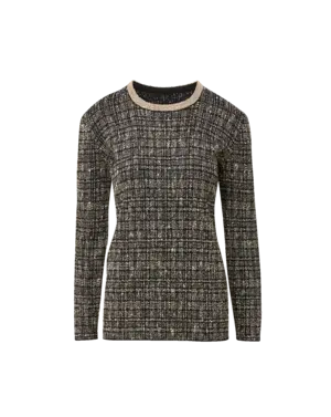 Veronica Beard Sarika Tweed Pullover