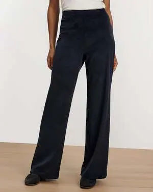 Veronica Beard Tobias Wide-leg Pant - Navy