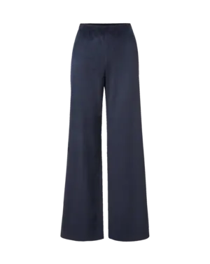 Veronica Beard Tobias Wide-leg Pant - Navy