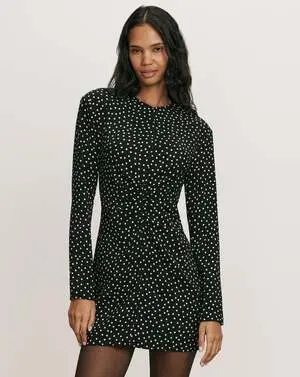 Veronica Beard Elina Polka-dot Mini Dress