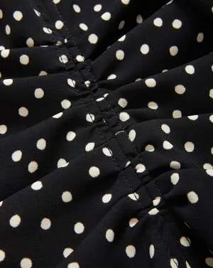 Veronica Beard Elina Polka-dot Mini Dress