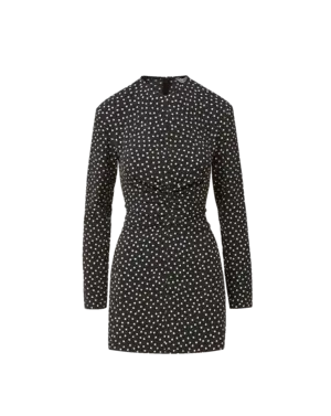 Veronica Beard Elina Polka-dot Mini Dress