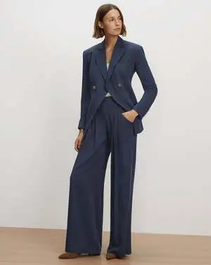 Veronica Beard Tyrell Wide-leg Pant