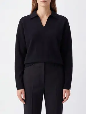 Extreme Cashmere V-neck Cashmere And Wool Blend Jumper With Dropped Shoulders