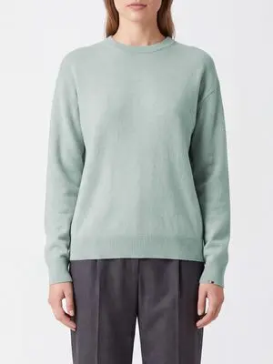 Extreme Cashmere Crewneck Pure Cashmere Jumper With Dropped Shoulders Blue