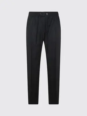 Dolce & Gabbana Virgin Wool Jogging Trousers With Drawstring Waist