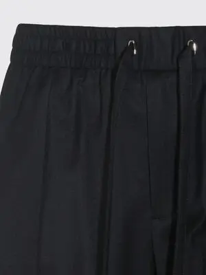Dolce & Gabbana Virgin Wool Jogging Trousers With Drawstring Waist