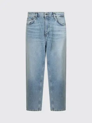 RAG&BONE Baggy Fit Cotton Jeans With Button And Zip Fly