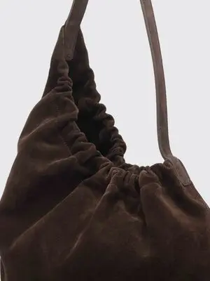AESTHER EKME Asymmetrical Ruched Calfskin Shoulder Bag
