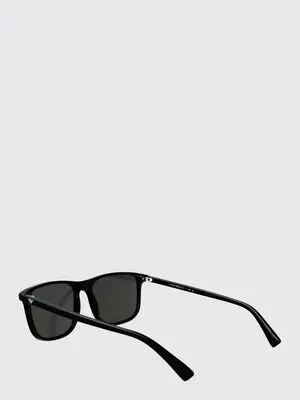 Emporio Armani Rectangular Aviator Sunglasses In Acetate