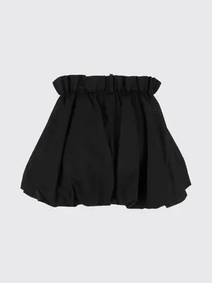 ELEH High-waisted A-line Mini Skirt In Polyester Crêpe