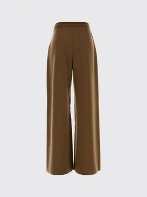Max Mara High-waisted Wool And Cashmere Knit Trousers - Camel