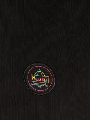 MAUNA KEA Cotton T-shirt With Graphic Print And Back Logo - Black