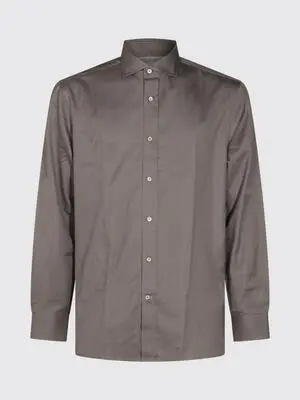 Brunello Cucinelli Casual Long-sleeved Cotton Shirt With French Collar