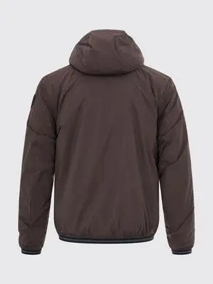 BLAUER. D-devon Lightweight Windproof Jacket With Hood And Logo - Brown