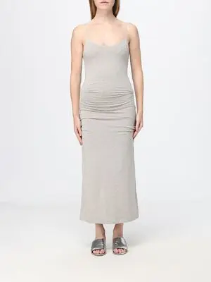 TOTEME U-neck Slim Fit Jersey Midi Sheath Dress With Thin Straps