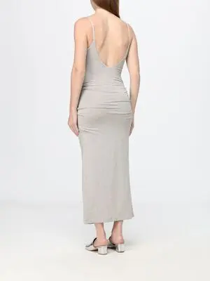 TOTEME U-neck Slim Fit Jersey Midi Sheath Dress With Thin Straps