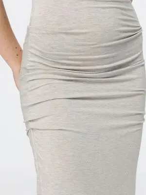 TOTEME U-neck Slim Fit Jersey Midi Sheath Dress With Thin Straps