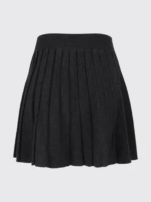 MC2 SAINT BARTH High-waisted Knit Cotton Blend Mini Skirt