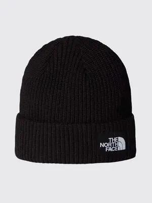 The North Face Salty Lined Ribbed Beanie With Inner Lining And Logo Black